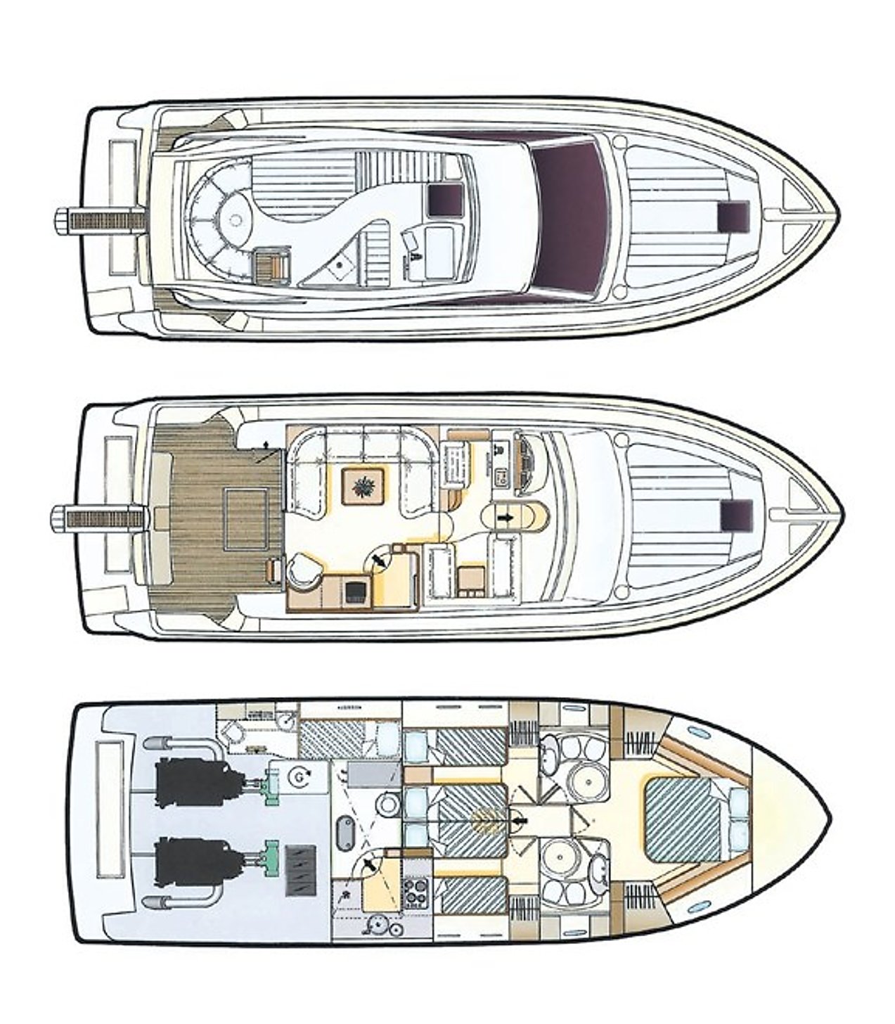 Alexandra S - Ferretti 48 Flybridge | Sailways Greece Yacht Charter
